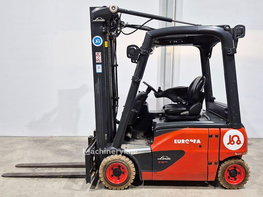Linde E16P 02 električni viljuškar