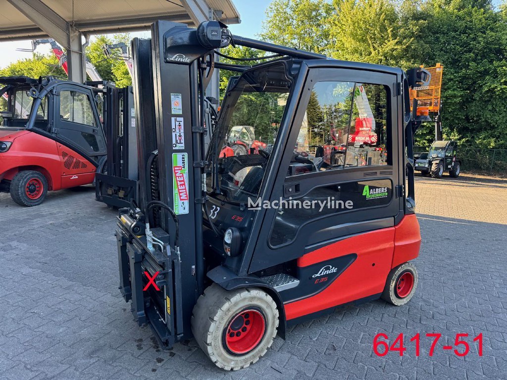 Linde E 35 L 01 električni viljuškar