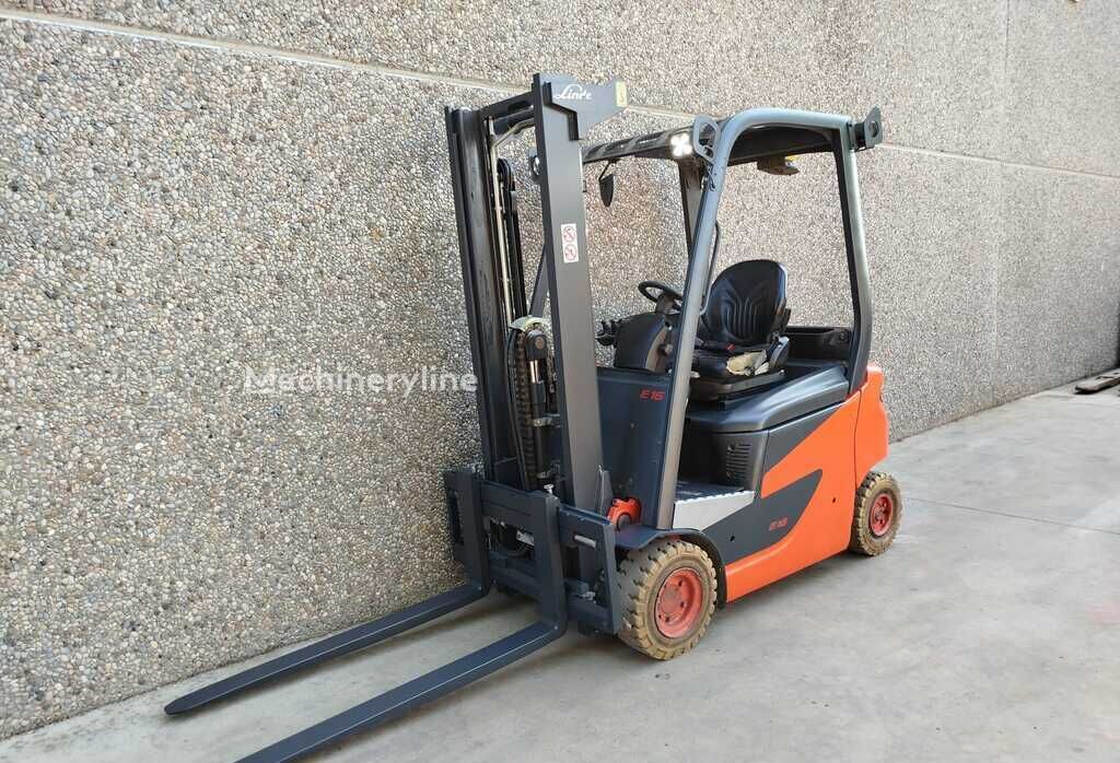 Linde E16P električni viljuškar