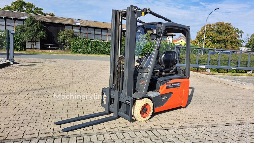 Linde E16- Batterie 2020! viljuškar na tri točka