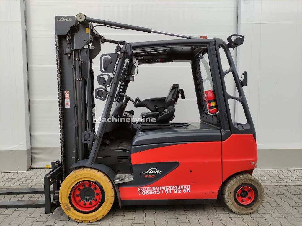 Linde E50HL-01-388 električni viljuškar