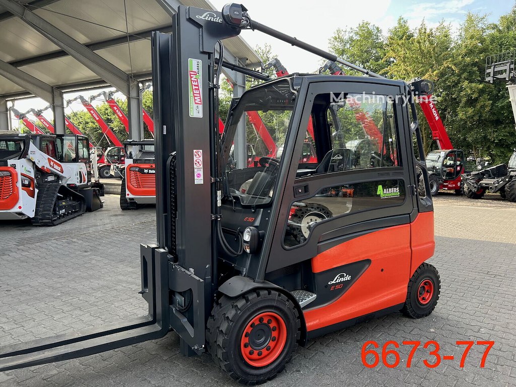 Linde E 50 HL električni viljuškar