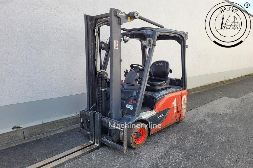 Linde E16-02 viljuškar na tri točka
