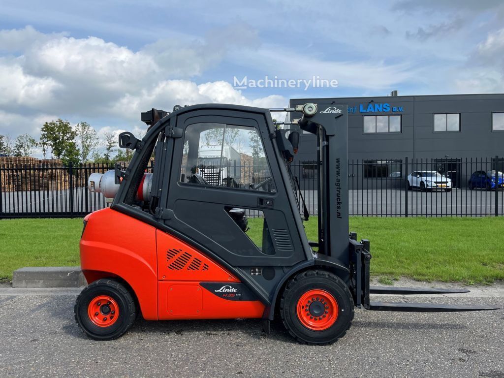 Linde H35T-02 viljuškar na gas