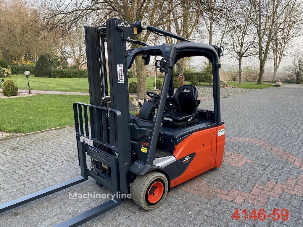 Linde E 20 L 02 viljuškar na tri točka