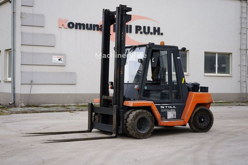 Still R70-80 8 ton udźwigu Wózek widłowy podnosi na 4,8m dizel viljuškar