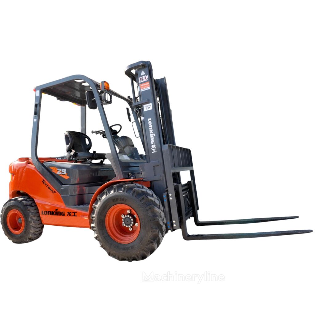 Long LG25 DT TERRAIN podnoszenie 3m DIESEL siln terenski viljuškar