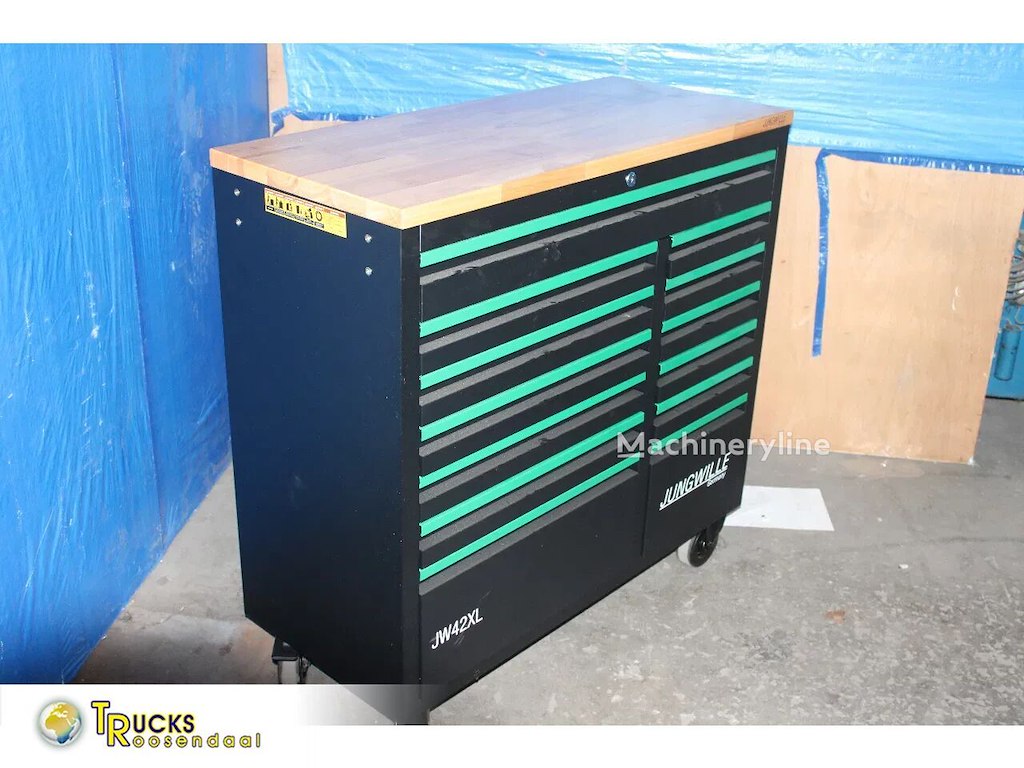 JUNGWILE JW42XL 9 lades gevuld met 248 stuks gereedschap regal sa policama
