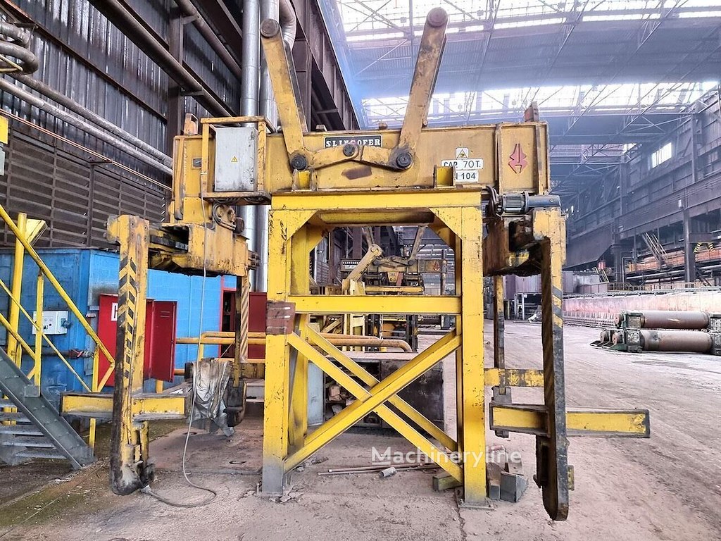 Slingofer slab tong 70 ton nadzemna dizalica