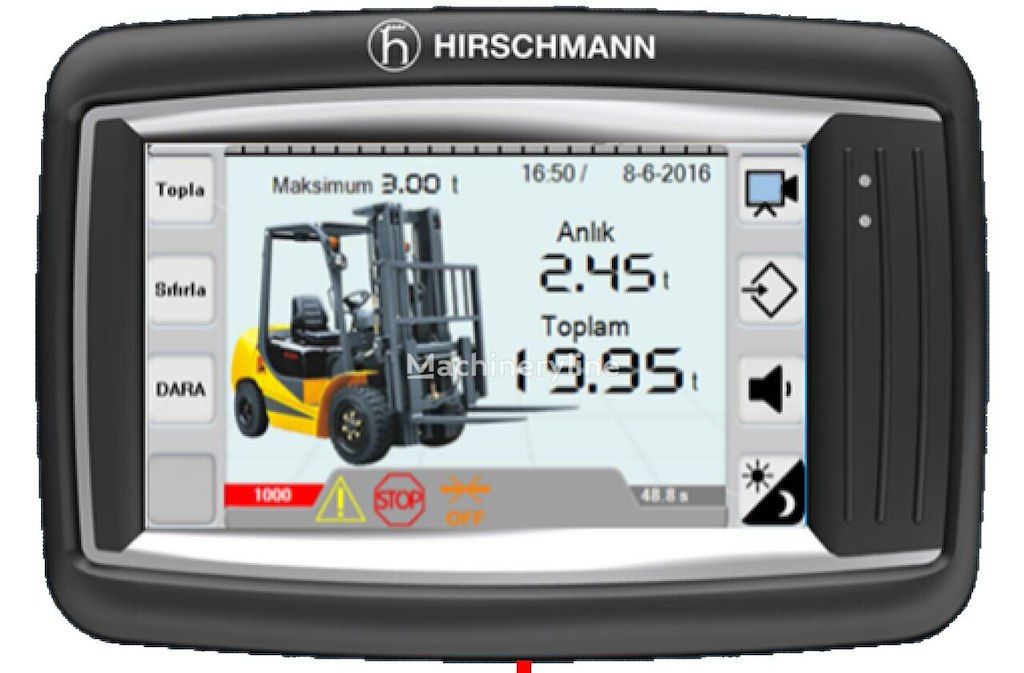 Hirschmann sistem kontrole opterećenja za viljuškara