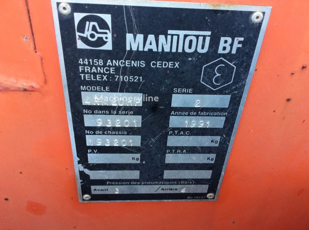 Menjač za Manitou 4 RM 20 HP skladišne opreme