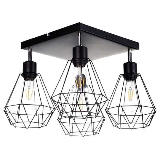 M0824-4P Max 60W 220~240V crna 4xE27 plafonska lampa Mitea Lighting