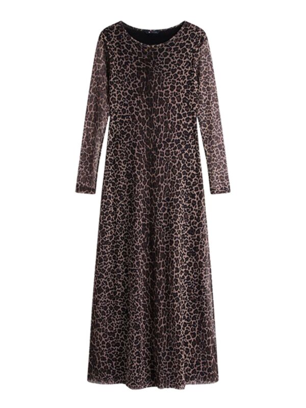 Tommy Hilfiger - Leopard maxi haljina