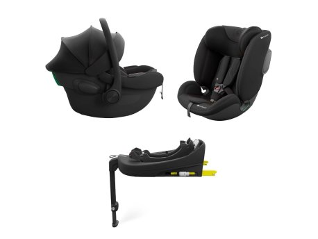 KINDERKRAFT SET AUTO SEDIŠTE I-LITE I-FIX ENDURA SAFE SA ISOFIX BAZOM, BLACK