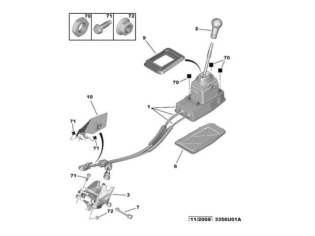 Citroen C5 1.6HDI Sajla Menjaca 08-16,NOVO