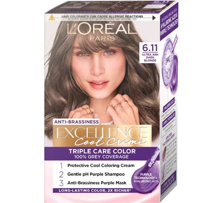 L'OREAL PARIS EXCELLENCE 6.11 BOJA ZA KOSU – ULTRA ASH DARK BLOND