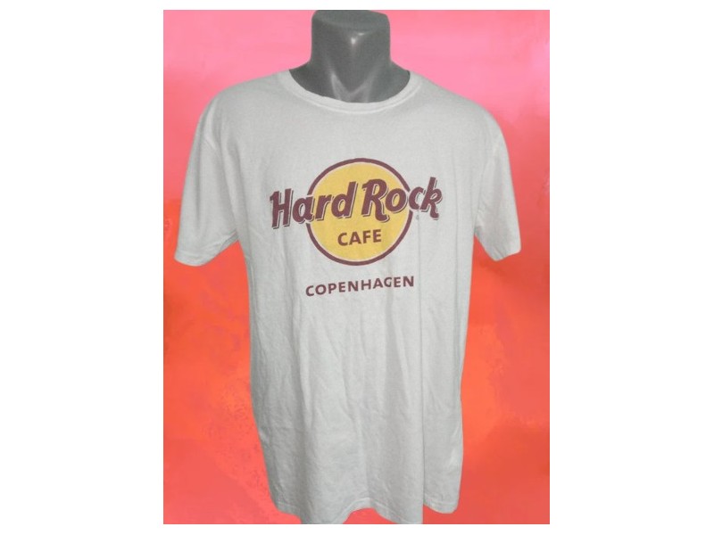 ❤️HARD ROCK❤️BELA PAMUCNA MAJICA M-L