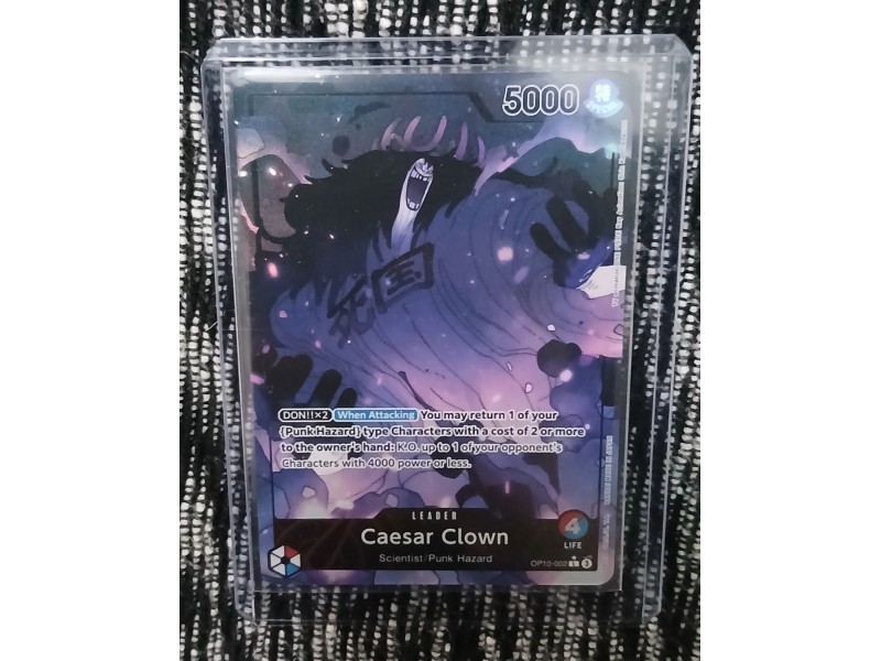 One Piece TCG Caesar Clown OP10-002 V2