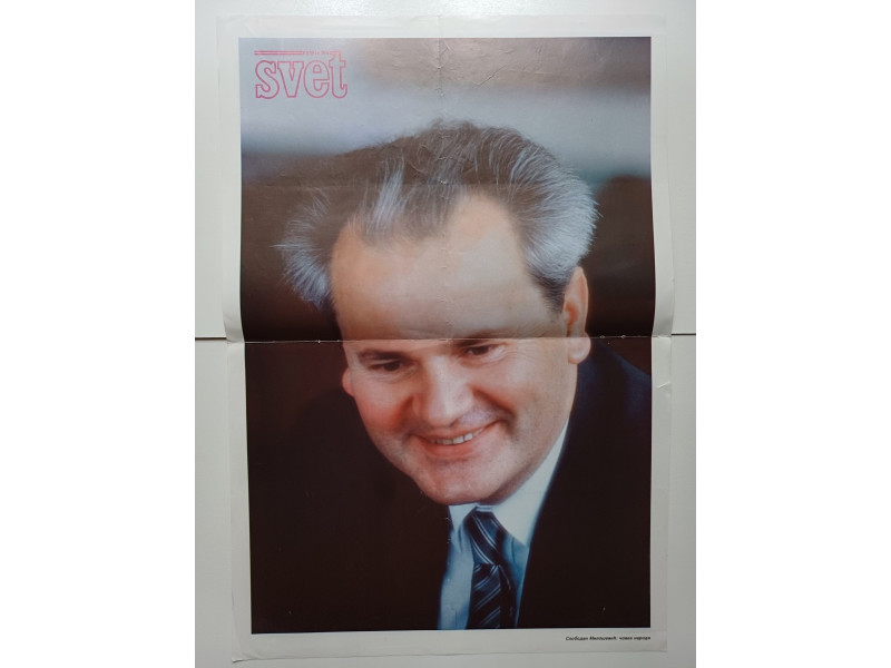 Slobodan Milošević - Politikin Svet - Poster