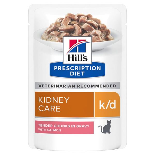 Hill’s Prescription Diet Kidney Care K/D Salmon Wet – 12×85 g