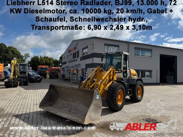 Utovarivač točkova
Liebherr L514 Stereo Radlader Gabel Schaufel SW