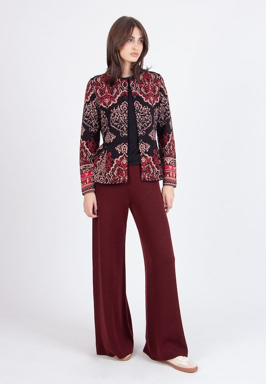 Žakardni Kardigan, Ornament Motiv