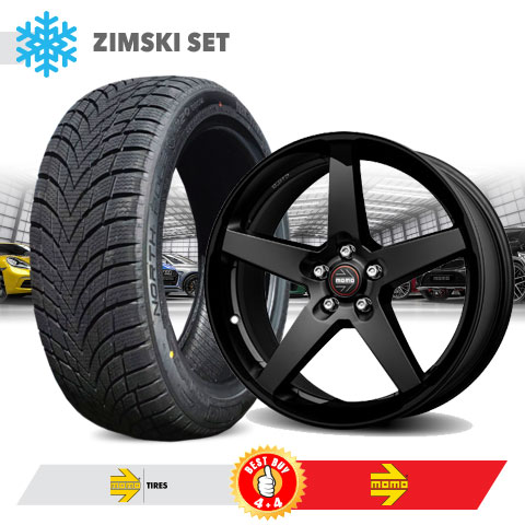 215/65 R17 SET Z MOMO + MOMO FIV MB 5/112