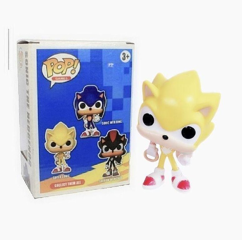 Funko Pop Super Sonic sa prstenom figurica Funko Pop Super Sonic sa