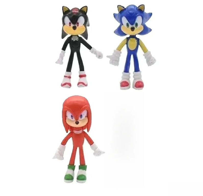 Sonic 4u1 figure      Sonic the Hedgehog plastične - gumirane figurice