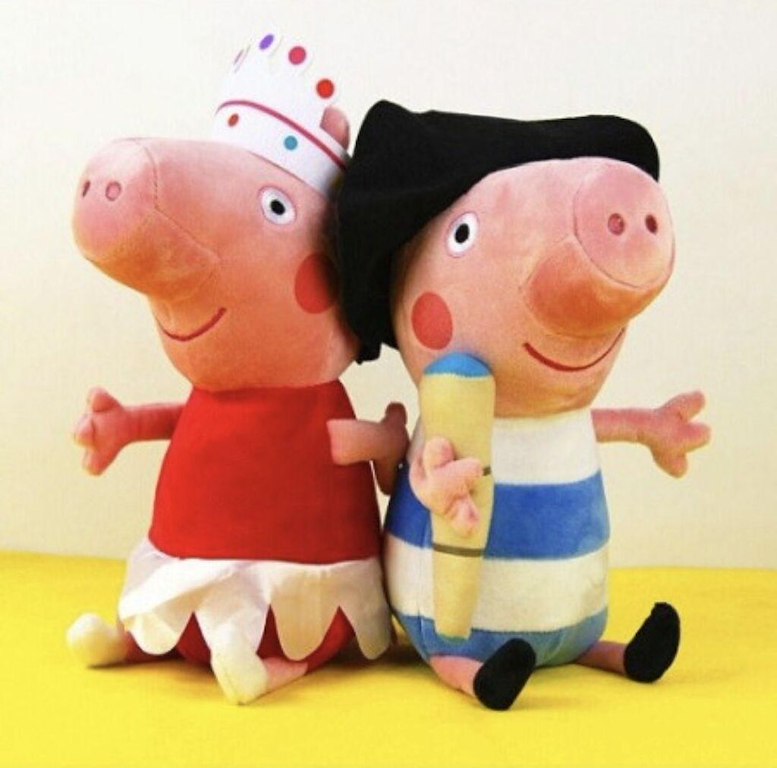 Džordž Gusar Plišana Muzička Igračka Peppa Pig   ‍☠️   Plišane