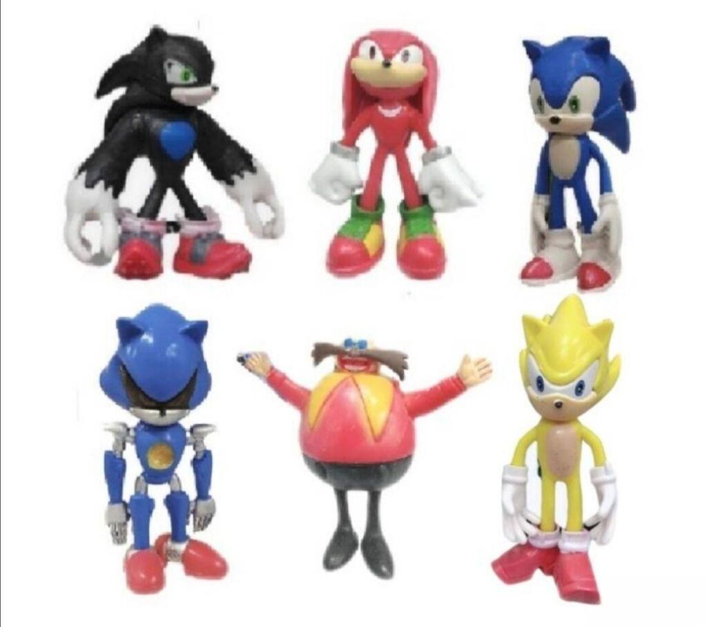 Sonic the Hedgehog Knuckles Sonic the Hedgehog plastične gumirane