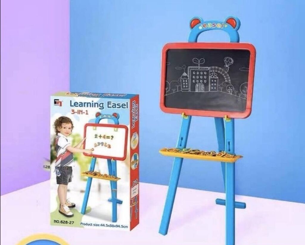 Velika tabla za crtanje u dve boje Edukativna tabla za pisanje i