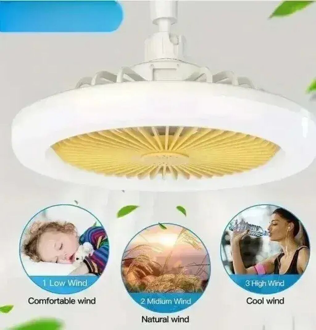 Ventilator Sijalica LED Lampa + Ventilator 2u1 Dobrodošli u Davidov