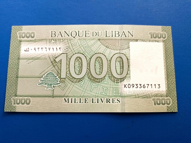 Liban 1000 livri 2016 UNC