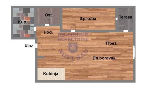 Dvosoban stan na prodaju, 51m2, 126.670€