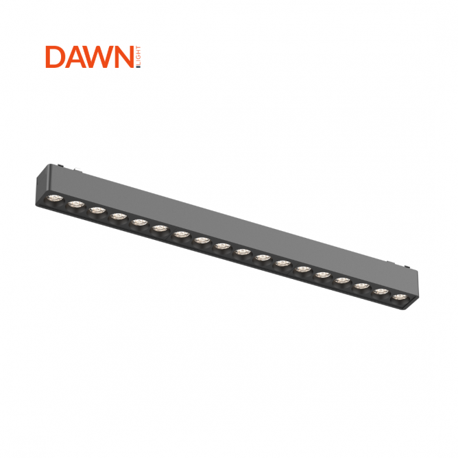 MAGNETIC SLIM SVETILJKA LED26 - 18T 18W 3000K 24° 48V DC CRNA