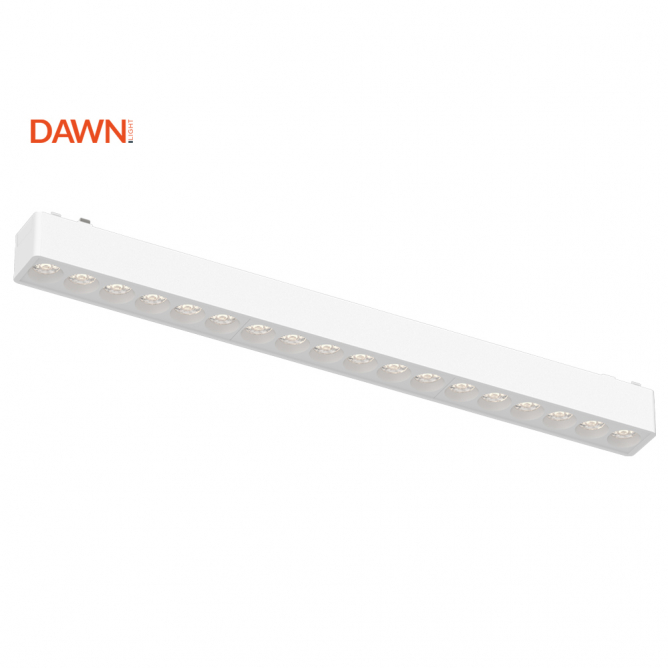 MAGNETIC SLIM SVETILJKA LED26 - 18T 18W 3000K 24° 48V DC BELA