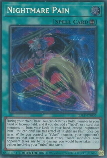 Nightmare Pain - 25LP-EN005-SCR - (V.1 - Secret Rare) 1st Edition