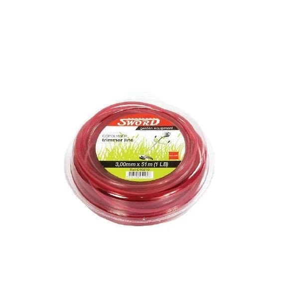 Četvrtasta trimer nit (blister 1 LB 0.453 kg) – 3.00mm 51m