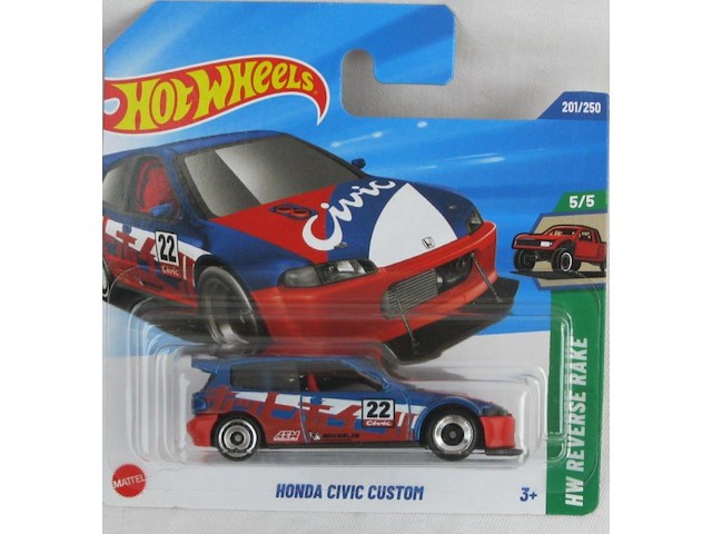 hot wheels honda civic custom