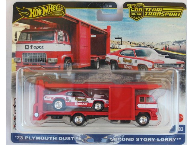 hot wheels plymouth duster &; second story lorry