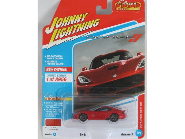 1:64 johnny lightning dodge viper SRT