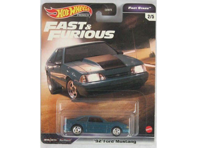 hot wheels ford mustang `92