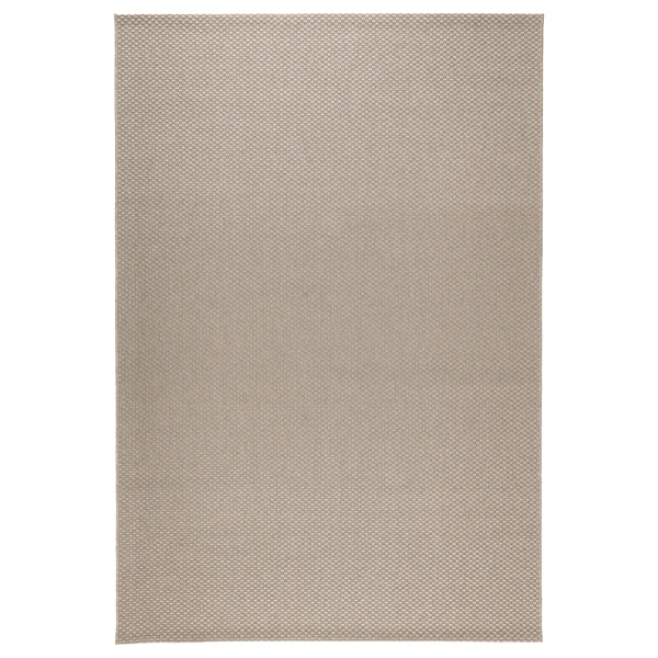 Ravno tkani tepih, unutra/spolja, bež, 200x300 cm