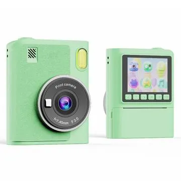 Z900 KIDS INSTANT PRINT CAMERA WITH CREATIVE FILTERS, 32GB MEMORY CARD - GREEN