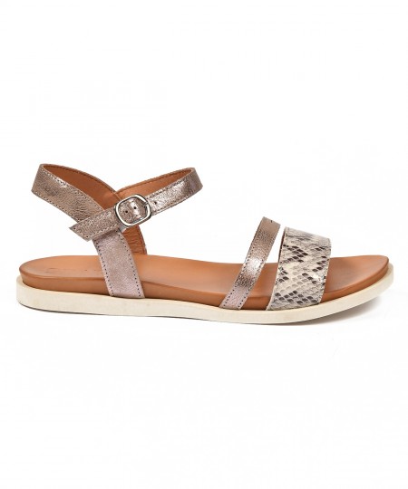 GRAZIA ŽENSKE KOŽNE SANDALE NA PLATFORMU 70105-03 SS25