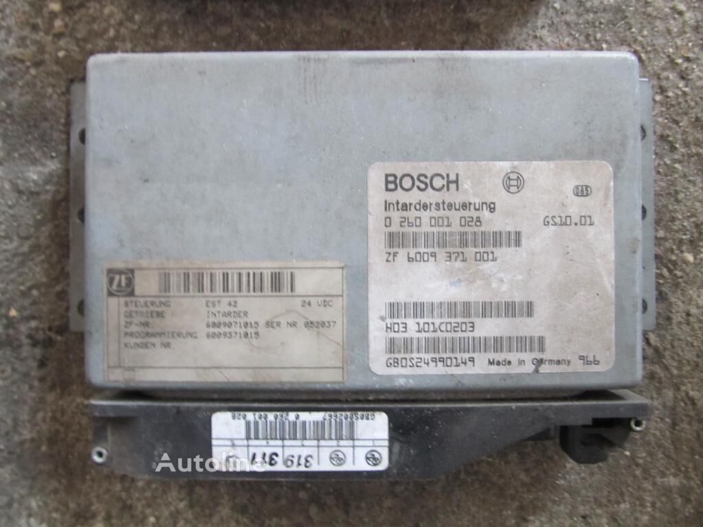 Bosch MAN F2000 sterownik INTARDERA ZF 0260001028 upravljačka jedinica za tegljača