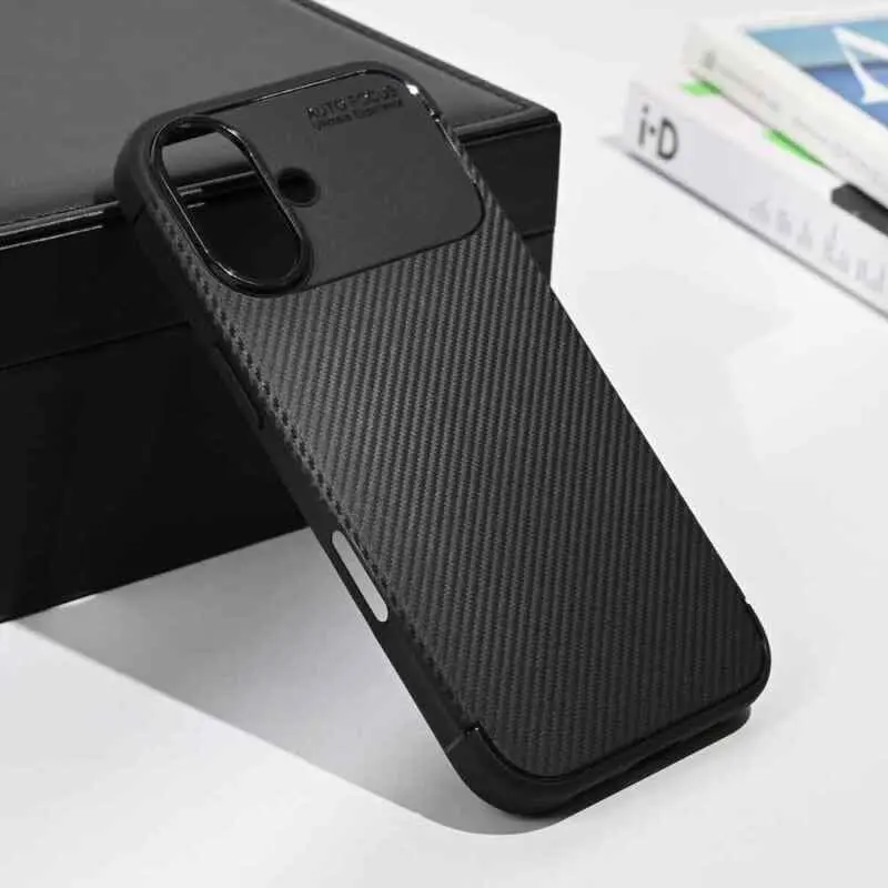 Maska Defender Carbon za iPhone 17 6.3 crna