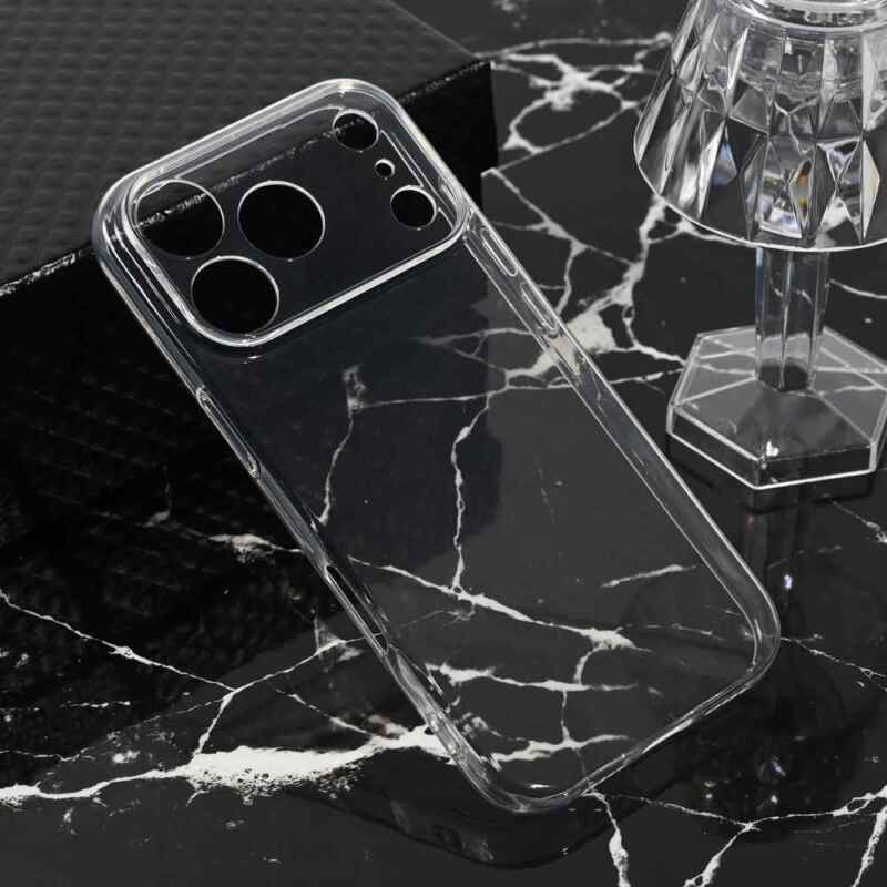 Maska silikon tanki za iPhone 17 Pro 6.3 providna