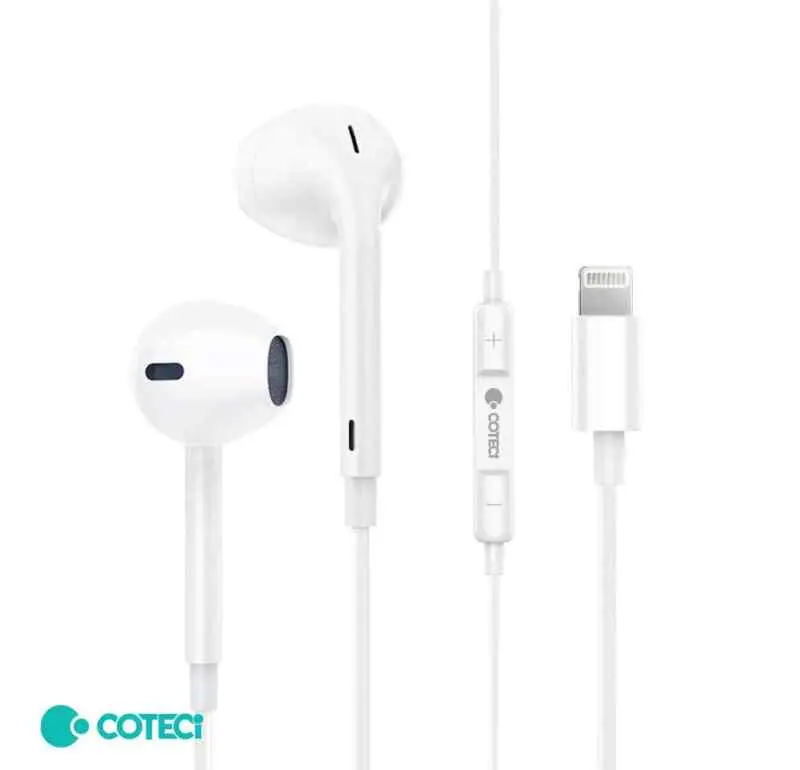 Slusalice Coteci MS-031 za iPhone lightning bele